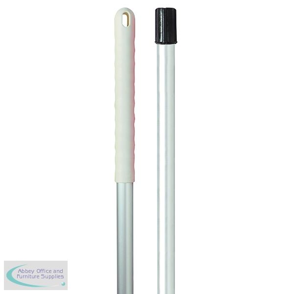Excel 54 Inch/137cm Mop Handle Aluminium/White 103171 €15.35 | Abbey ...